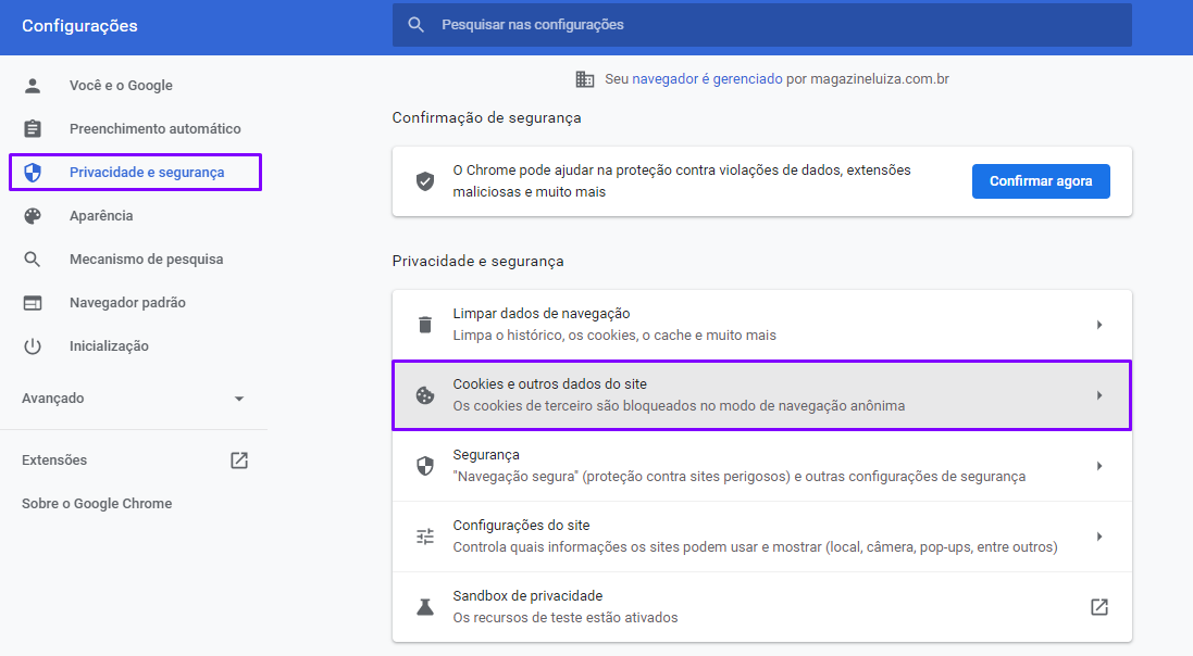 como limpar o cache do google chrome – novo geraldo